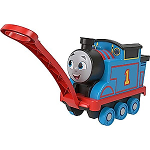 Thomas & Friends Pull-Along Toy Train for Kids Biggest Friend Thomas with Storage for Preschool Kids Ages 2+ Years
