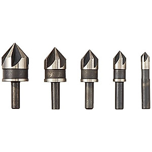 IRWIN Tools Black Oxide Countersink Drill Bit, 5-Piece Set (1877791)