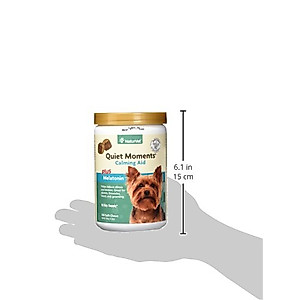 NaturVet Quiet Moments Calming Aid Plus Melatonin 180 Soft Chews 13.9OZ