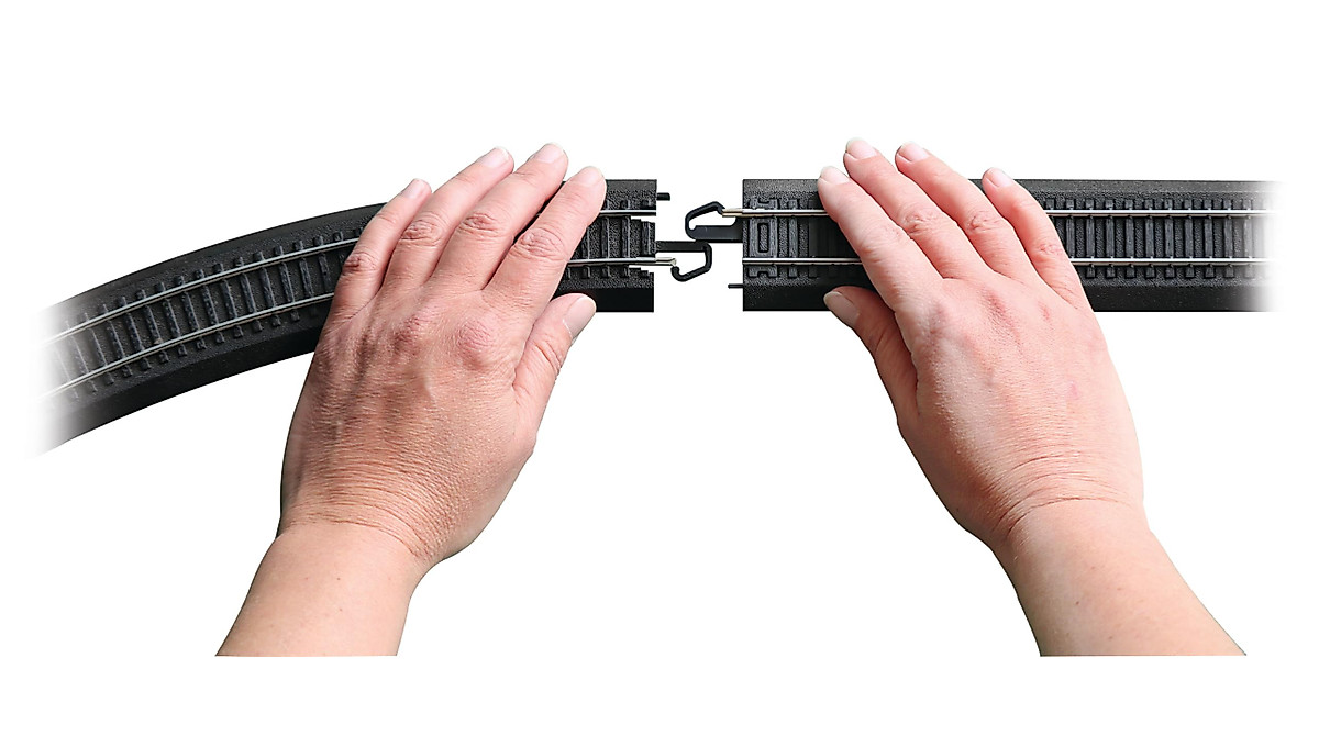 Bachmann E-Z Track HO Scale 18" Curved Terminal Rerailer