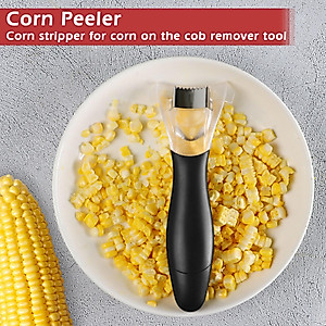 Professional Corn Kernel Cutter, Corn Cutter Peeler Stripper Tool with Large Ergonomic Handle, Corn Peeler #1114