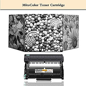 2-Black DR 420 DR420 Drum Unit Replacement for Brother DR-420 MFC-7360N MFC-7860DW MFC-7460DN HL-2240 HL-2270DW HL-2280DW Intellifax 2840 Printer