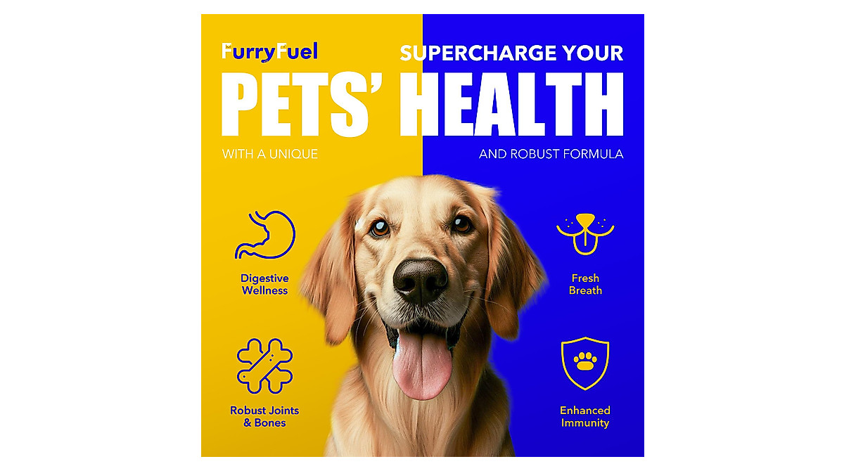 FurryFuel 5-in-1 Dog Supplement for Gut, Joints & Immunity