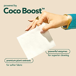 Kind Laundry Detergent Sheets Stain-Fighting Enzymes - Plant Powered Eco-Friendly Laundry Soap Sheets - Home or Travel Laundry Detergent - Ocean Breeze, 60 Loads (Mom's Choice Award Winner)