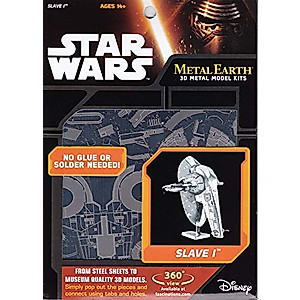 Metal Earth Star Wars Boba Fett's Starship 3D Metal Model Kit Fascinations