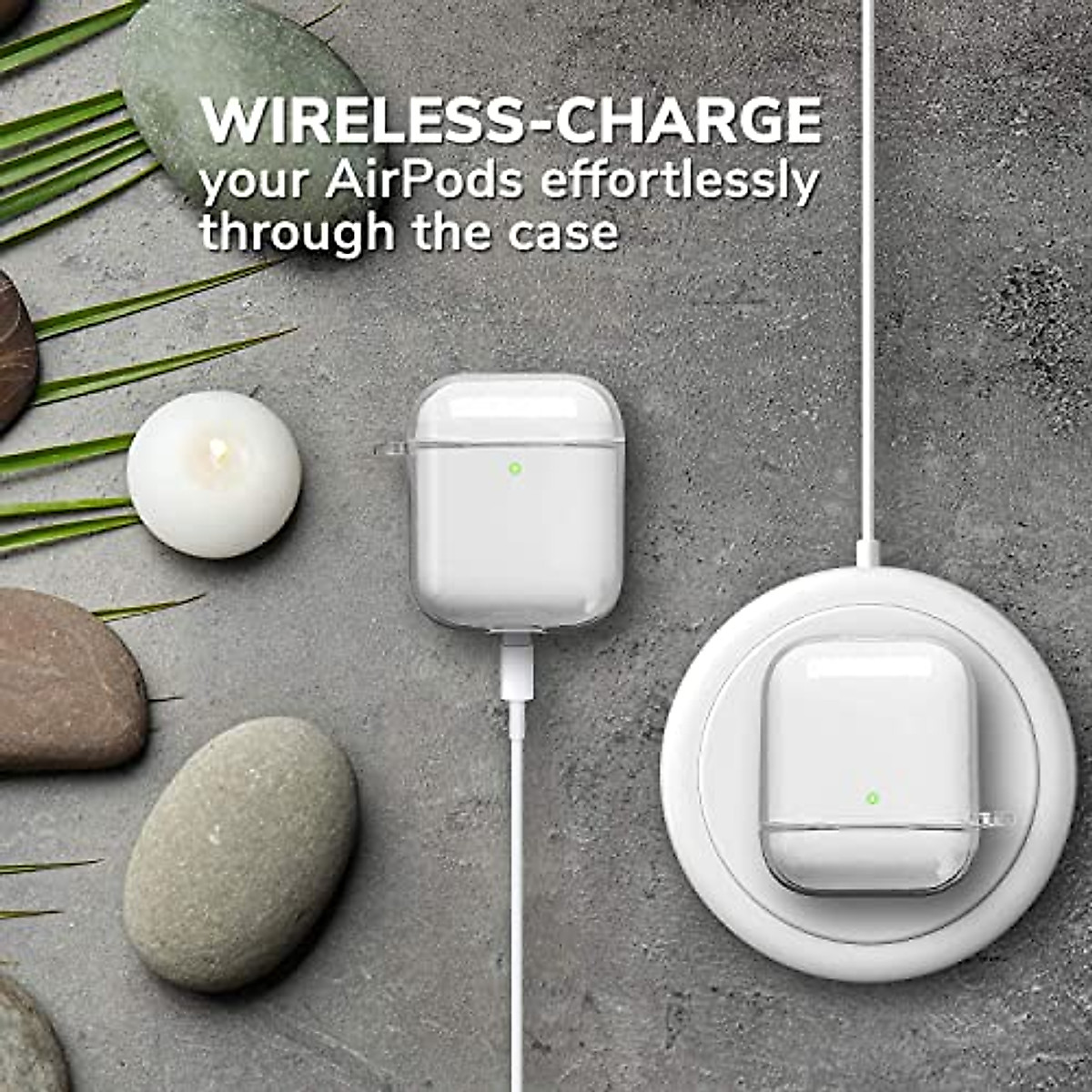 Custom Name & Initial Crystal Clear Airpods Case for Apple AirPod Pro and 3rd Generation，Thin Shockproof Protective Customized Transparent Case（Purple Butterfly）