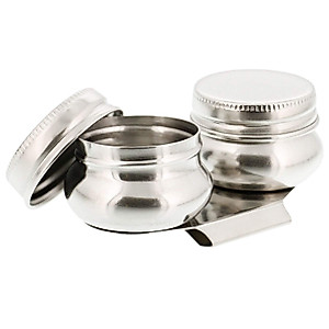 MyLifeUNIT Paint Brush Washer (Large) and Double Dipper Palette Cup Bundle