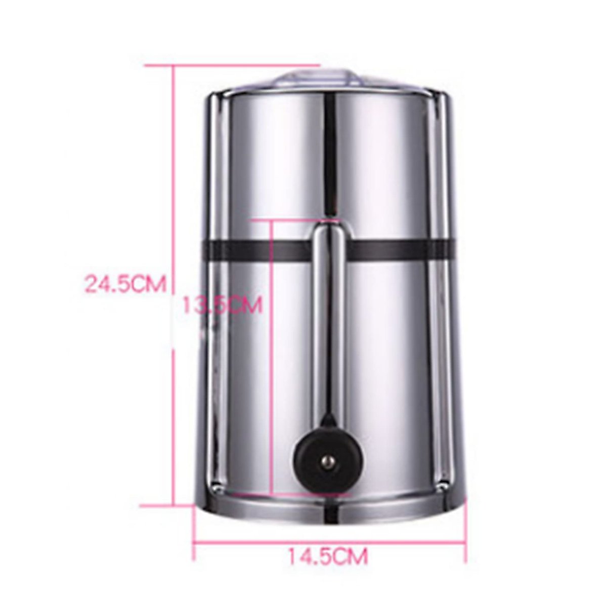 XKONG Manual Ice Crusher With，Ice Crusher ，Manual Rotary Ice Crusher，Crushes Ice to Your Desired Fineness ，Non-Slip Easy to Use Ice Crusher Hand Crank