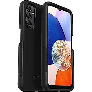 OtterBox Samsung Galaxy A14 5G Commuter Series Lite Case - BLACK , slim & tough, pocket-friendly, with open access to ports and speakers (no port covers),