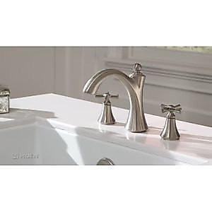 Moen T657 Wynford Two-Handle Non Diverter Roman Tub Faucet, Chrome