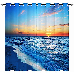 YUANZU Gamepad Curtains Rod Pocket Boys Kids Gaming Abstract Gamer Video Game Joystick Print Pattern Window Drapes for Man Teen Nursery Baby Bedroom Playroom Small Window W30 x L48 Inch 2 Panels