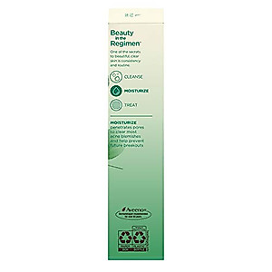 Aveeno Clear Complexion Salicylic Acid Acne-Fighting Daily Face Moisturizer with Total Soy Complex, For Breakout-Prone Skin, Oil-Free and Hypoallergenic, 4 fl. oz
