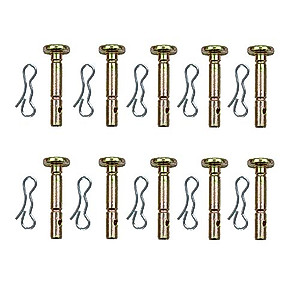 Gpartsden Shear Pins Kit 738-04124 & 714-04040 Fits for MTD SnowBlowers Replaces 938-04124A, 738-04124, 938-04124(10pk)