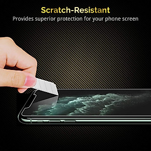 UNBREAKcable Screen Protector for iPhone 11 Pro/ iPhone X/ iPhone XS with Easy Installation Kit [2-Pack] [Double Defence][99.99% HD Clear] [Easy Installation Frame] [9H Hardness][Bubble Free][ Anti-Fingerprint]