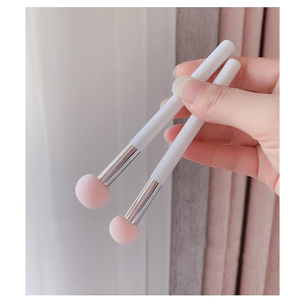 SALOCY Mushroom Powder Puff,6 Pieces Foundation Sponge Powder Puff Sponge Make Up Brushes, Concealer Brush Sponge for Women Girls…