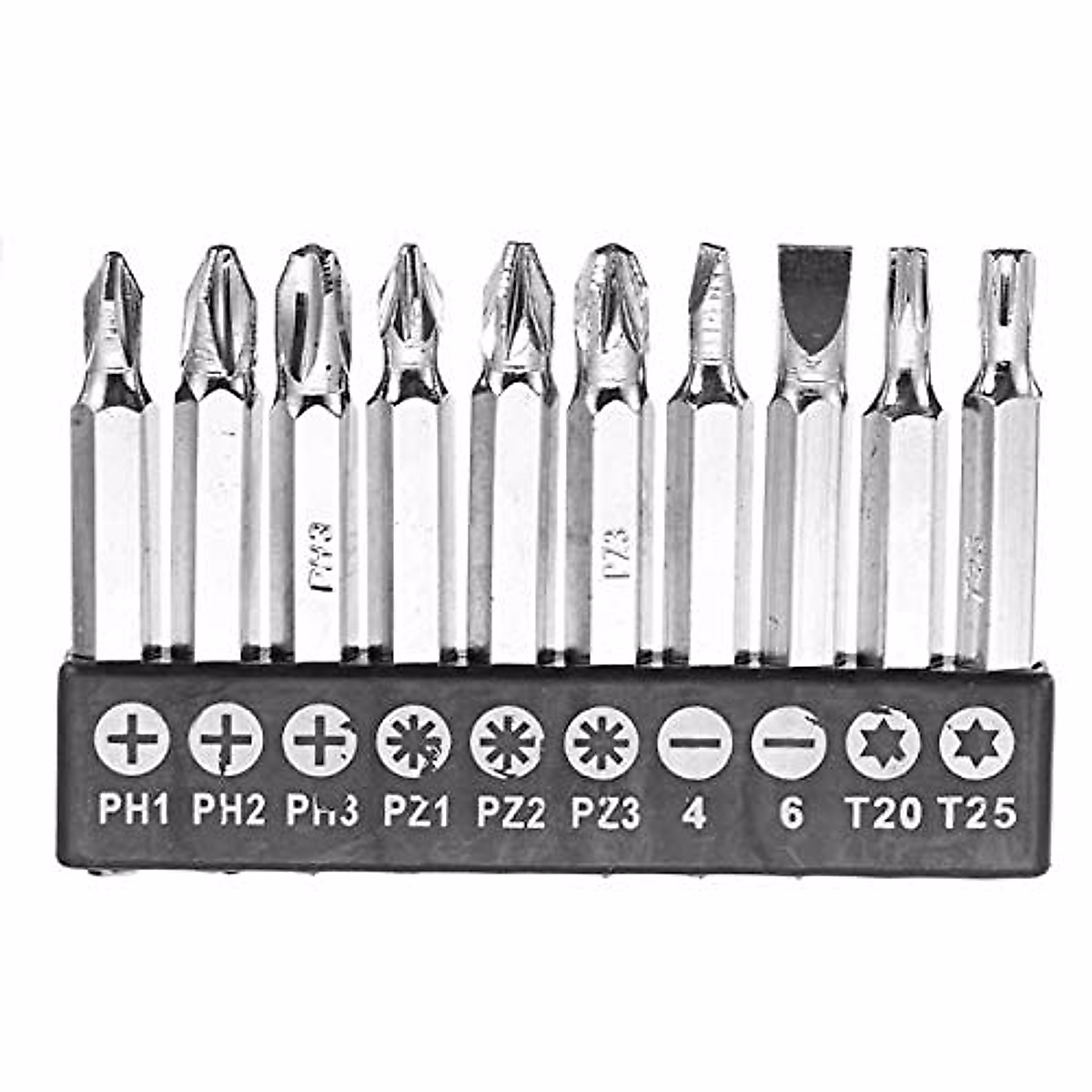 22Pcs HSS Screwdriver Twist Drill Bits Tool Set with Storage Box