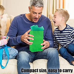 VGOODALL 54PCS Solid Color Paper Bags, Neon Colored Gift Bags Party Favor Treat Bags Goodie Bags for Birthdays Baby Showers Crafts Wedding 9 Assorted Colors