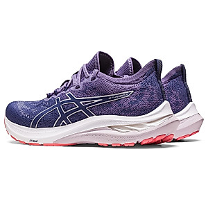 ASICS Women's GT-2000 11 Mesh Knit Running Shoes, 9.5, Indigo Blue/Pure Silver