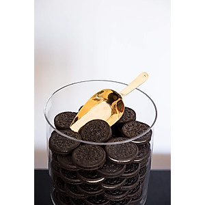 Weddingstar Glass Apothecary Candy Jar Lid, Large Footed Cylinder