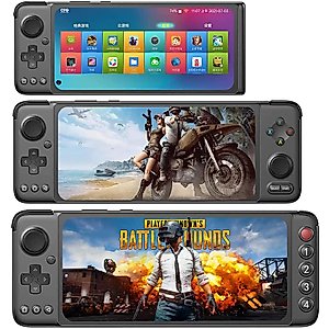 GPD XP 6.81 Inches Modularity Design Handheld Gaming Console 2400X 1080 Resolution Touchscreen Android 11 Portable Video Game Player CPU MediaTek Helio G95,8 Core,6GB RAM/128GB Storage