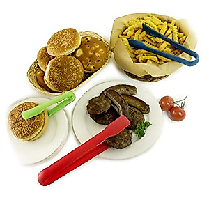 Norpro , 10" x 8" x 6", Multi Colored Set of Tongs