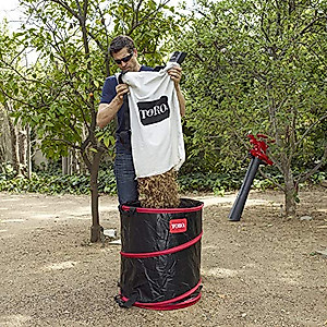 Toro 51503 Bottom Zip Replacement Bag, White