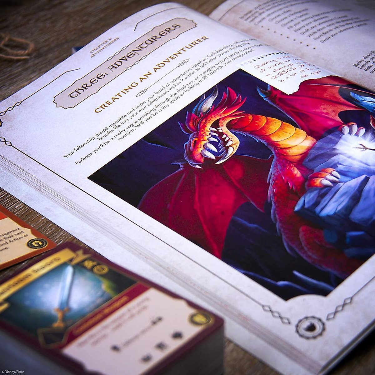 Quests of Yore: Barley's Edition | Role Playing Board Game Featured in Disney Pixar Onward Film | Officially Licensed Pixar Game | Featuring RPG Elements with Quest Master & D4, D6, D8, and D12 Dice