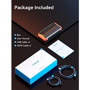 Video Capture Card - SOOMFOM Dual HDMI Input Game Capture Card with 1080P60 HDMI Loop-Out, Stream and Record at 1080P 60fps for Live Streaming, Conference and More