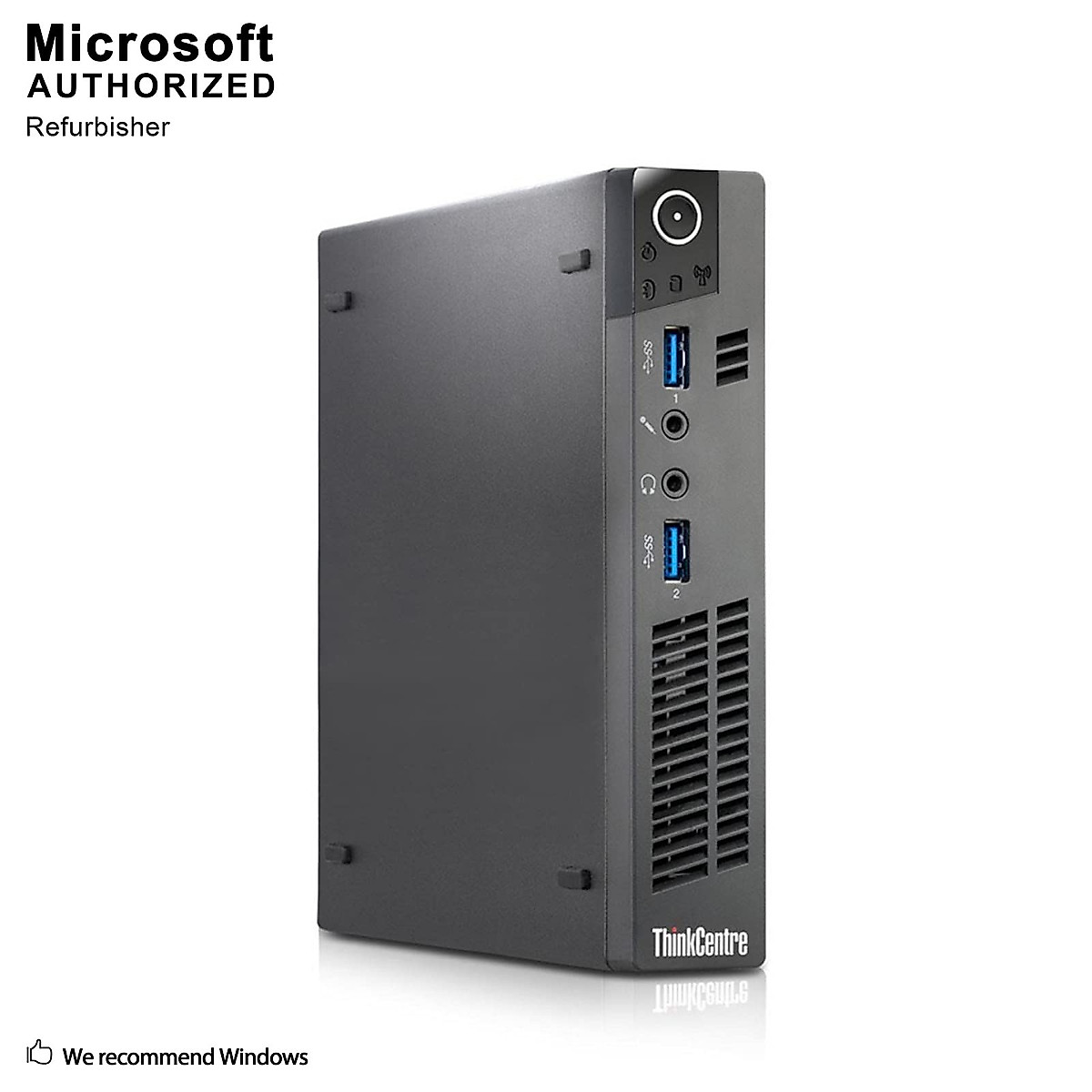 Fast Lenovo M92p Tiny Business Micro Tower Ultra Small Computer PC (Intel Core i5-3470T, 8GB Ram, 256GB SSD, WIFI, USB 3.0, VGA) Win 10 Pro (Renewed)