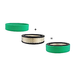 Kvjicdo Air Fil-TER 140-2628 Pre Fil-TER 140-1496 Replacement for Onan 140-2628 140-2628-01 140-1228 140-2522 to-ro NN10774 JD AM106953 HE140-2628 Lawn Mower for NHA, NHB, NHC and T26
