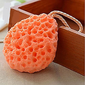 INGVY Dry Brushing Body Brush Bath Brushes Shower Exfoliating Bath Sponge Massage Body Cleaning Scrubber Best Bath Care (Color : Green)