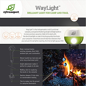 WayLight Multi-Functional Camping LED Light and Trekking Pole