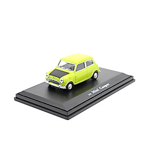 Motor city classics 1:43 Mini Cooper Green: Black Bonnet - Optimum Diecast