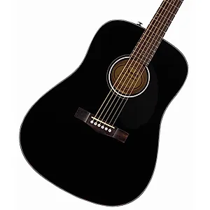 Fender CD-60S Dreadnought Acoustic Guitar, with 2-Year Warranty, Black