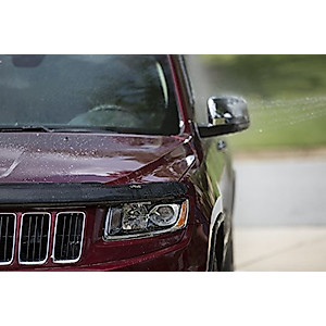 Auto Ventshade [AVS]Bugflector II / Hood Shield | 2011 - 2020 Jeep Grand Cherokee, High Profile - Smoke, 1 pc. | 25073