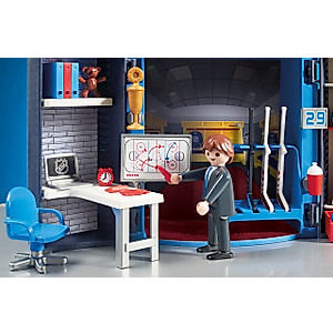 Playmobil NHL Locker Room Play Box, Blue
