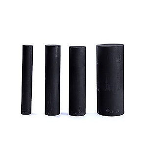 1pcs φ25mm×350mm 99.9% High Purity Graphite Rod, Carbon Rod Electrode, Conductive Rod, Electrode