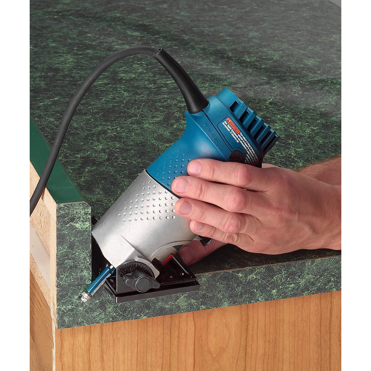 BOSCH 85245SMC 3/8 In. x 1 In. Carbide-Tipped Single-Flute Shear Angle Pilot Panel Router Bit