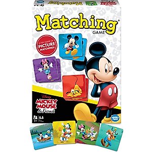 Wonder Forge Mickey Mouse Matching Game - Engaging Board Game for Kids Age 3-5 | Enhances Focus and Memory | Features Favourite Disney Characters | Ideal for Family Fun Time