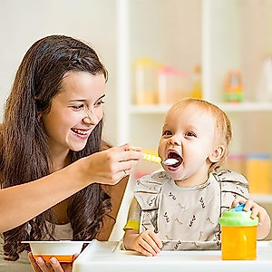 BUoonyer 3pcs Mess-Proof Baby Apron for Feeding Eating, Food Bibs with Catcher, Unicorn Rainbows Adjustable Waterproof Apron Mess Proof Bibs for Babies Toddlers Girls Boys Infant Newborn Birthday Gift