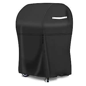Grill Cover 30 inch BBQ Charcoal Grill Cover for Outdoor Grill, Waterproof Heavy Duty Small Barbecue Grill Covers, UV Fade & Weather Resistant Smoker Grill Cover for Weber Nexgrill Char-Broil and More