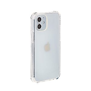 Amazon Basics Shockproof and Protective Case for iPhone 12 Pro Max, Crystal Clear