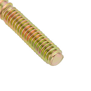 uxcell 1/4-20x2 Hanger Bolts Double Head Dowel Screw for Wood Furniture 20pcs