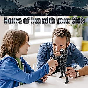 lasama Action Figures, 12 Inch Collectible Figures Toys for Boys Characters Toys Prefect Gift for Christmas, Thanksgiving Day, Birthday, Children’s Day for Kids (Black)