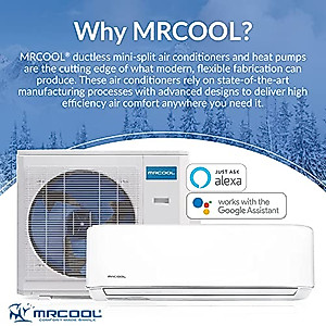 Mr Cool DIYM327HPW00C28 DIY Multi-Zone Series Ductless Heat Pump, White