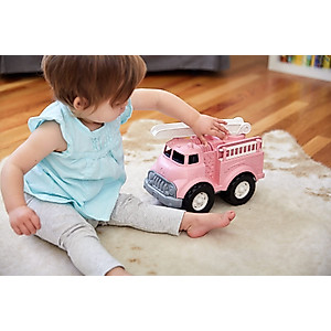Green Toys Fire Truck Pink CB