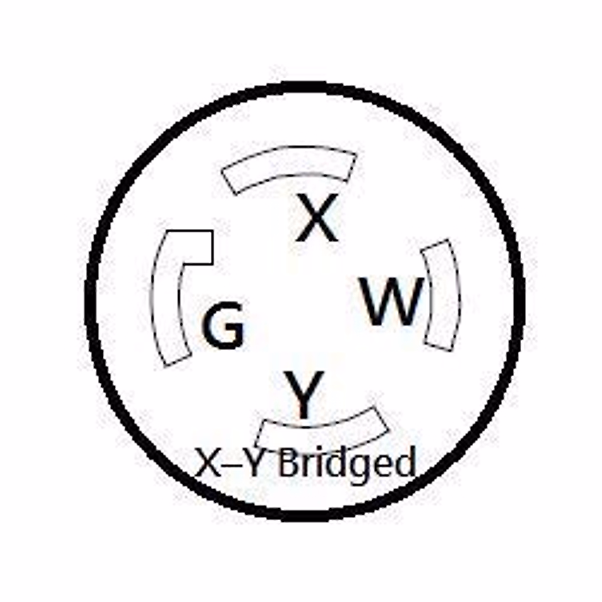 Parkworld 885125 Power Adapter Cord Twist Lock 30 AMP L6-30 Male Plug to 4-Prong Generator 30A Locking L14-30 Female Receptacle