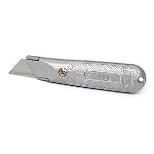 Stanley 2-10-199 199E Fixed Blade Knife, Silver