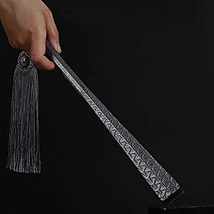 Classical Style 10 Inch Self-Defense Metal Folding Fan Male Silk Cloth Fan Tungsten Steel Alloy Fan Kung Fu Hand Fan For Performance, Dance, Decoration, Festival, Gift.