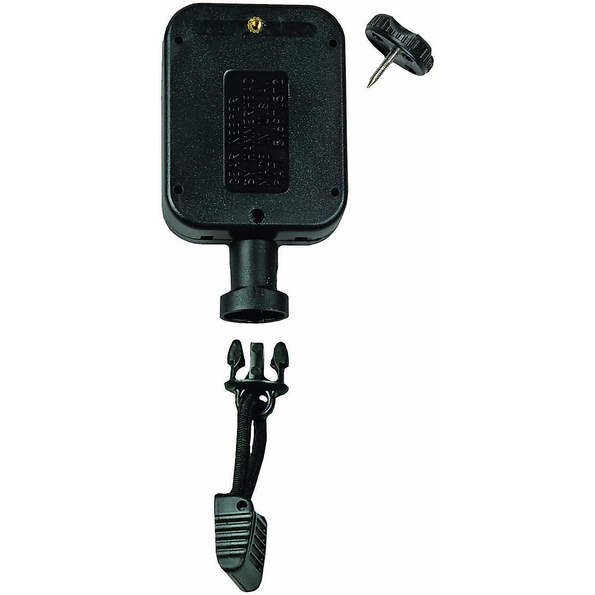 Gear Keeper Fire Mic Keeper, RT2-4022 - Lapel Microphone Retractor with Threaded Stud Mount - Made in the USA